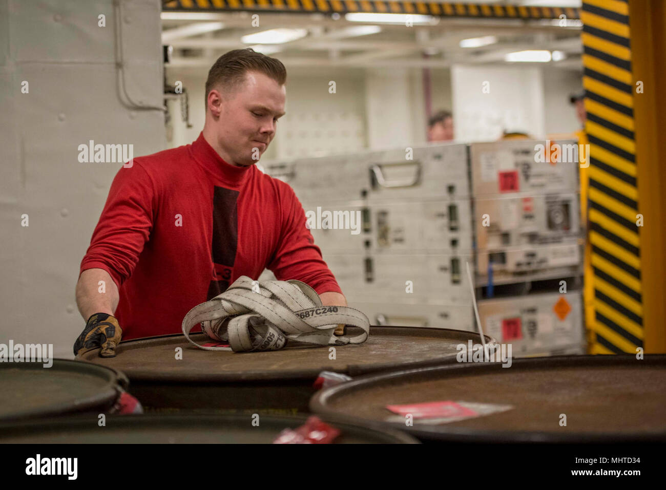 ATLANTIC OCEAN (March 24, 2018) Aviation Ordnanceman 3rd Class Steven ...