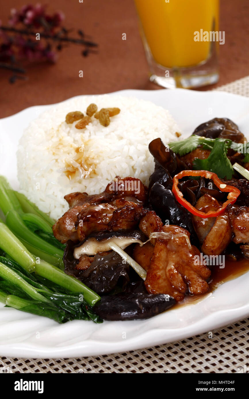 pork stew with rice Stock Photo - Alamy