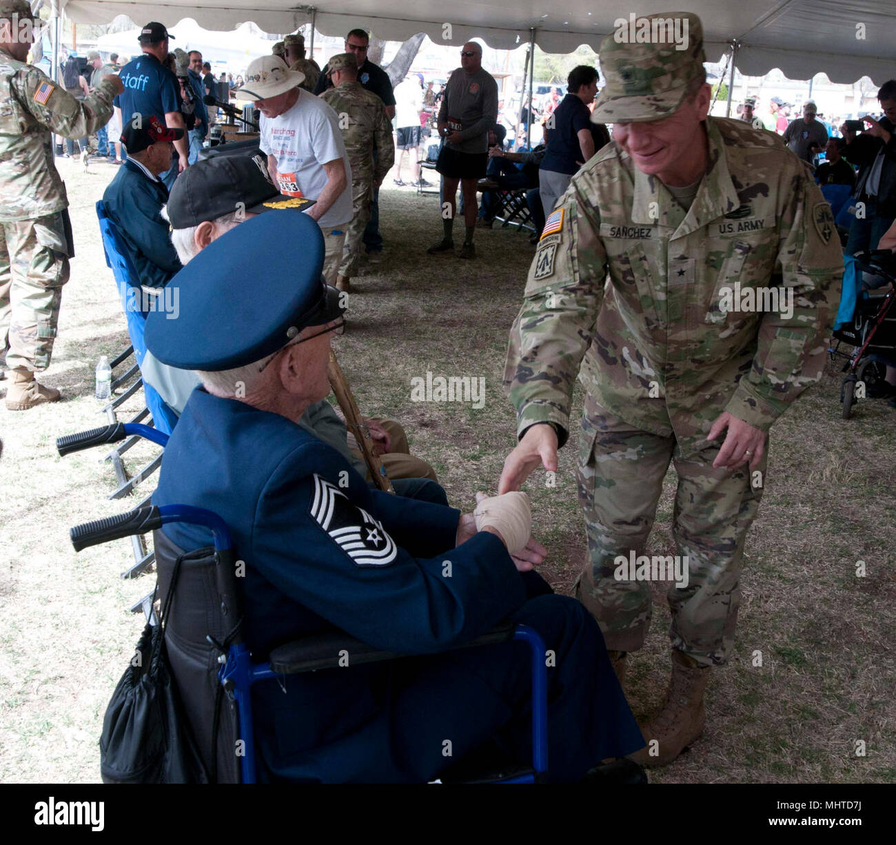 Brigadier Gen. Eric L. Sanchez, commanding general of White Sands ...