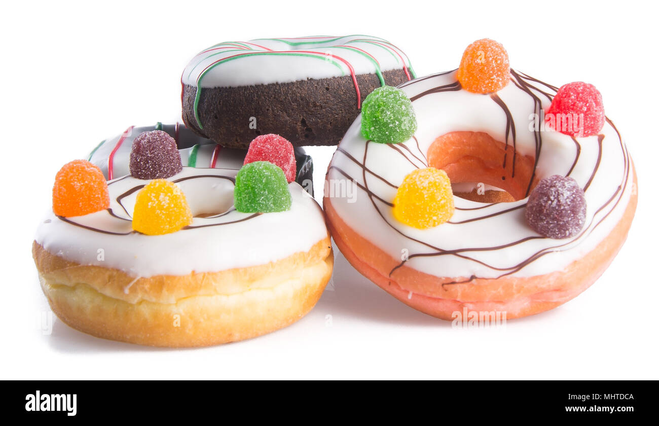 donut. Assorted donuts on background Stock Photo - Alamy