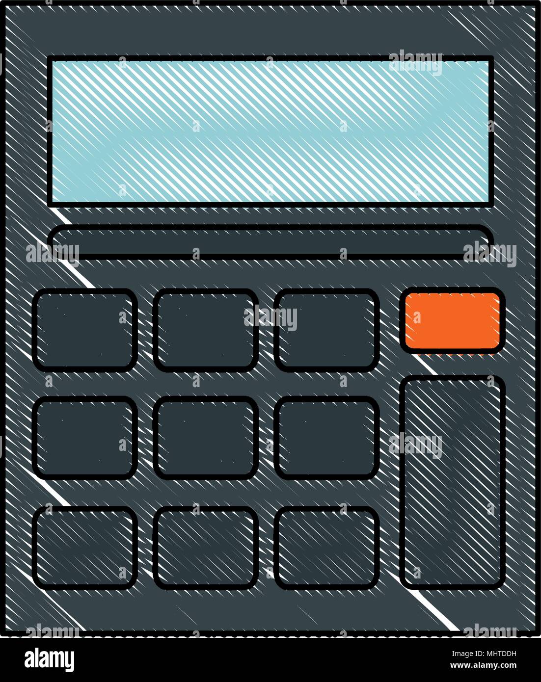 calculator device isolated icon vector illustration design Stock Vector ...