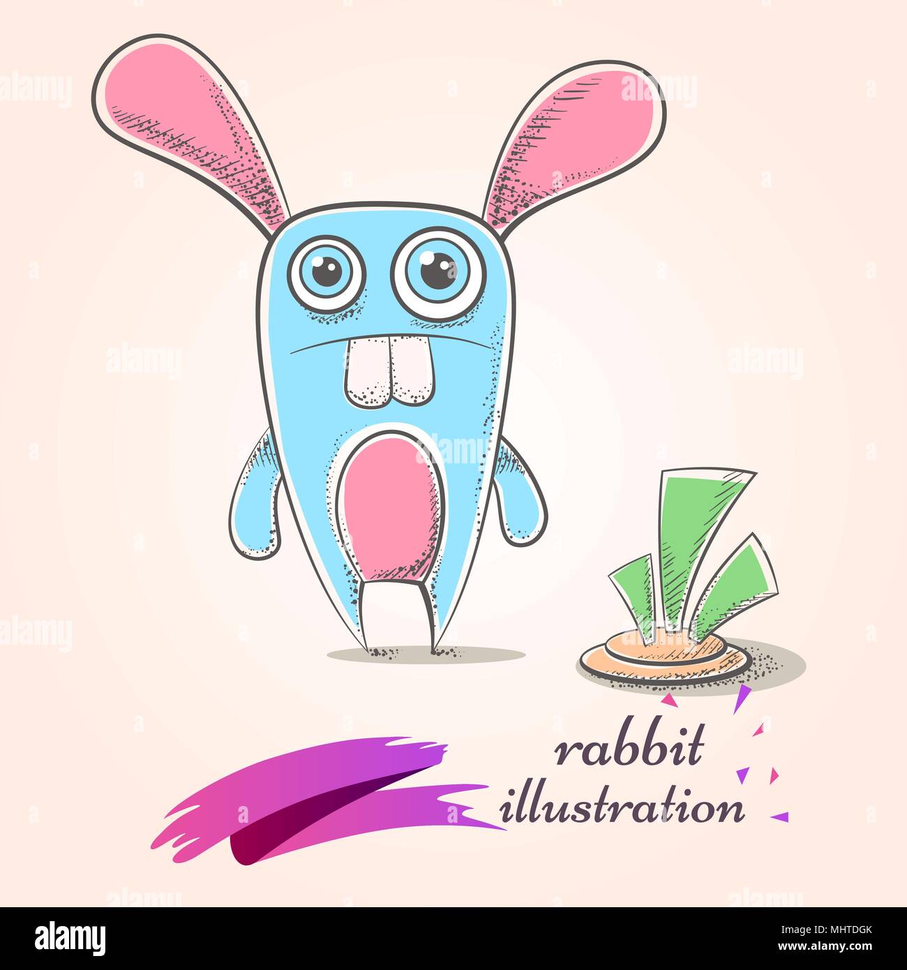 Crazy Bunny Cartoon