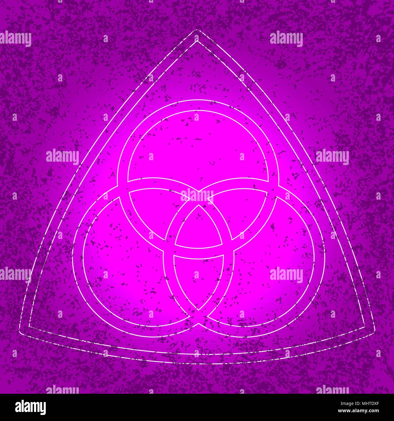 Trinity Symbol Catholic Stock Vector Images - Alamy