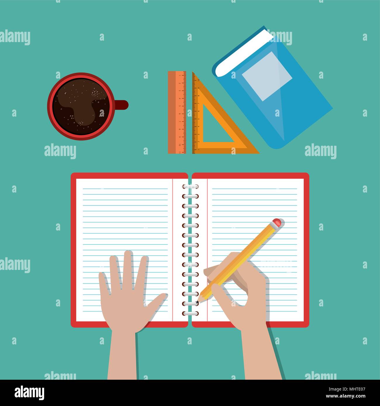 education easy learning set icons vector illustration design Stock ...
