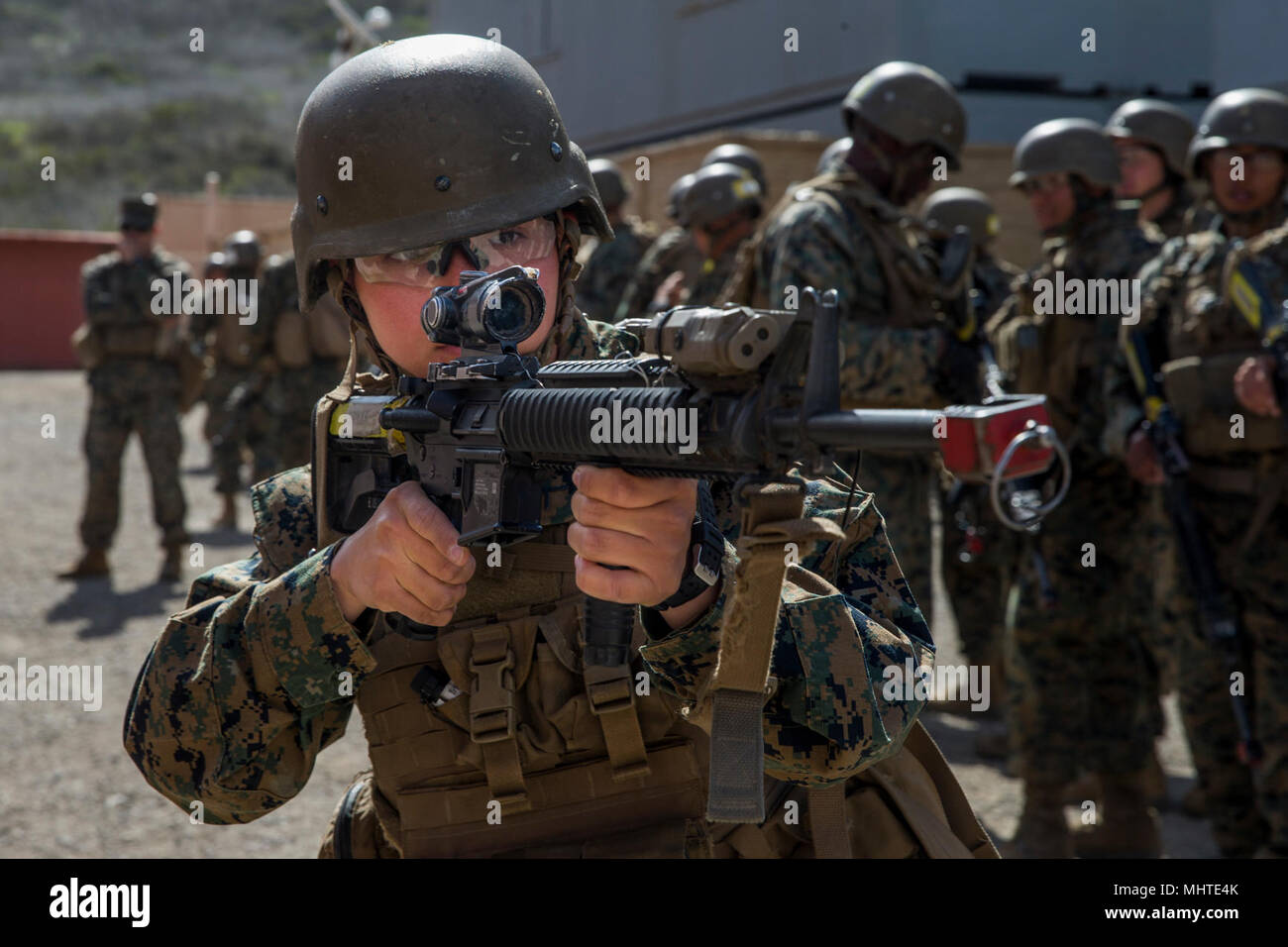 U.S. Marine Corps Pfc. Savana Anderson, with Golf Company, Marine ...