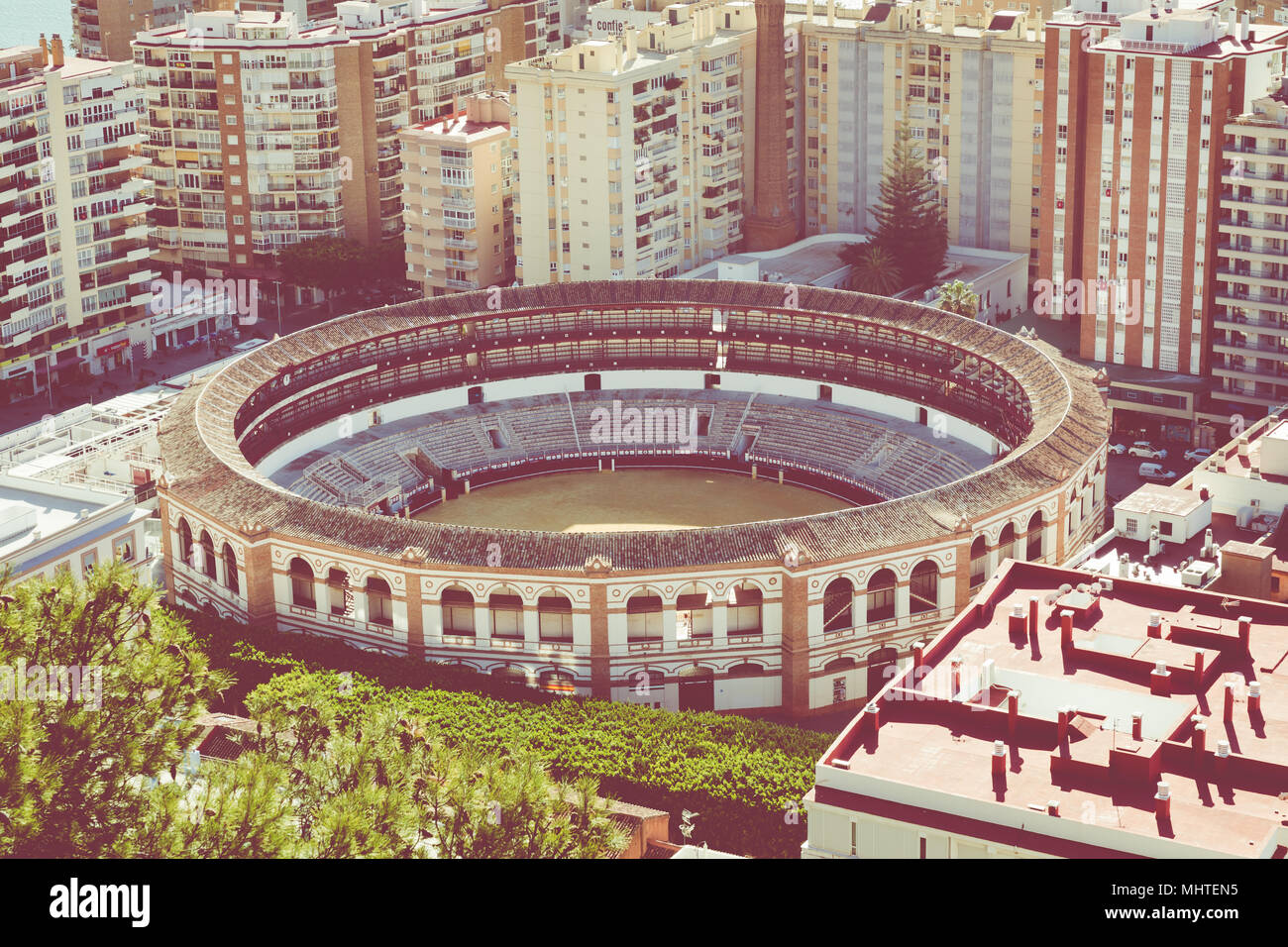 Plaza de toros de la malagueta bull ring bullring city hi-res stock ...