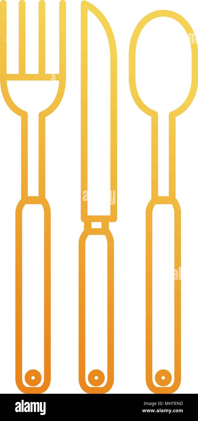 set cutlery tools icon Stock Vector Image & Art - Alamy