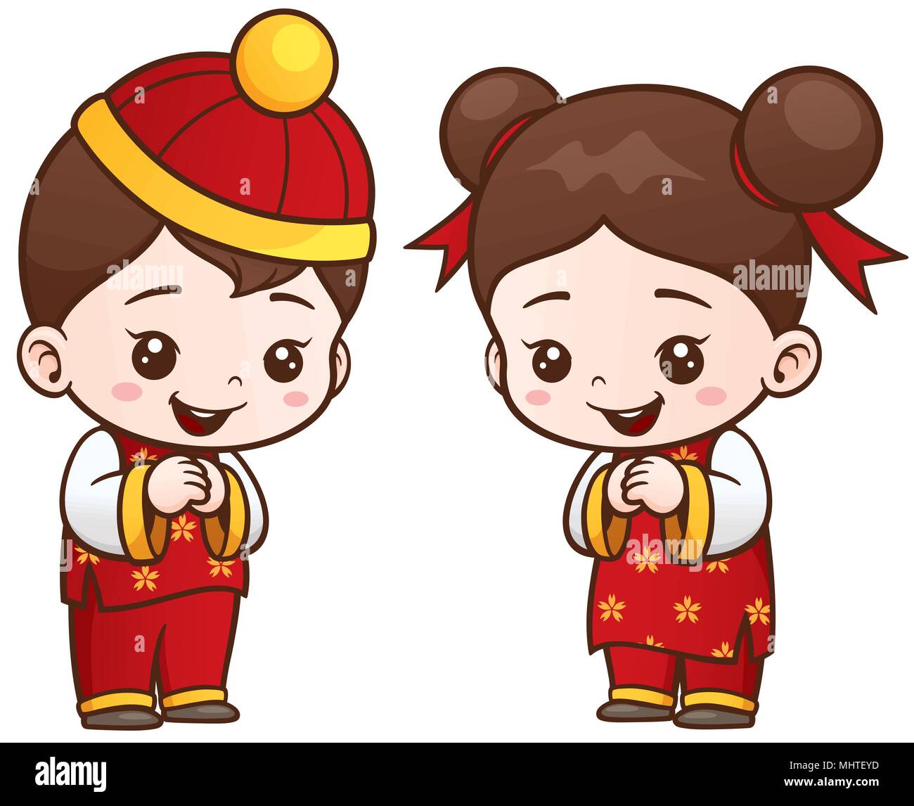 Chinese Kids Clip Art