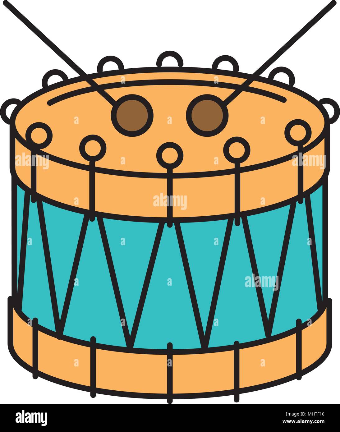 drum musical instrument icon Stock Vector Image & Art - Alamy