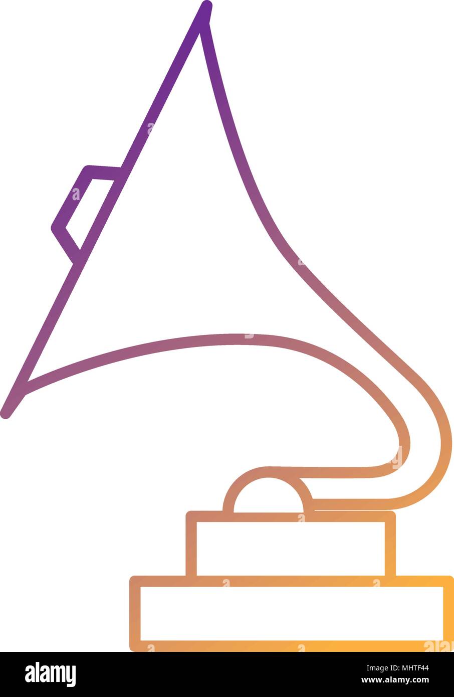 phonograph retro music icon Stock Vector Image & Art - Alamy