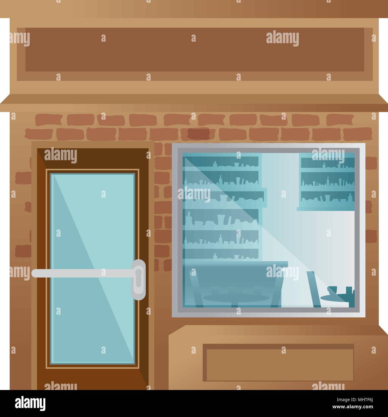 store building front facade Stock Vector Image & Art - Alamy