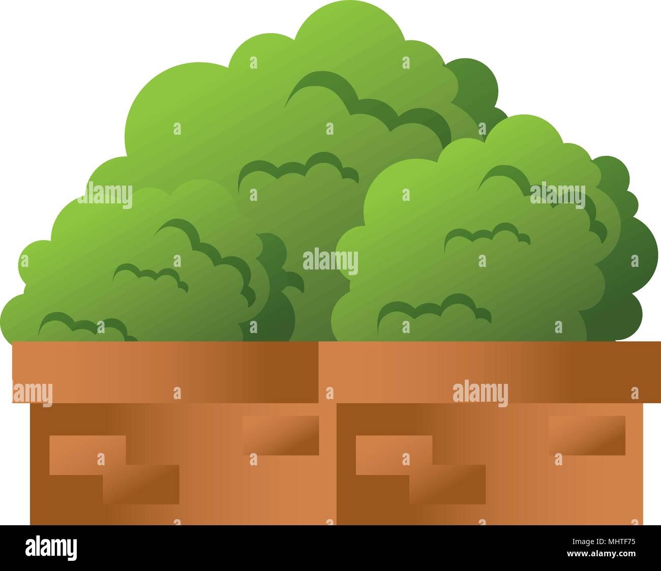 house garden bush icon Stock Vector Image & Art - Alamy