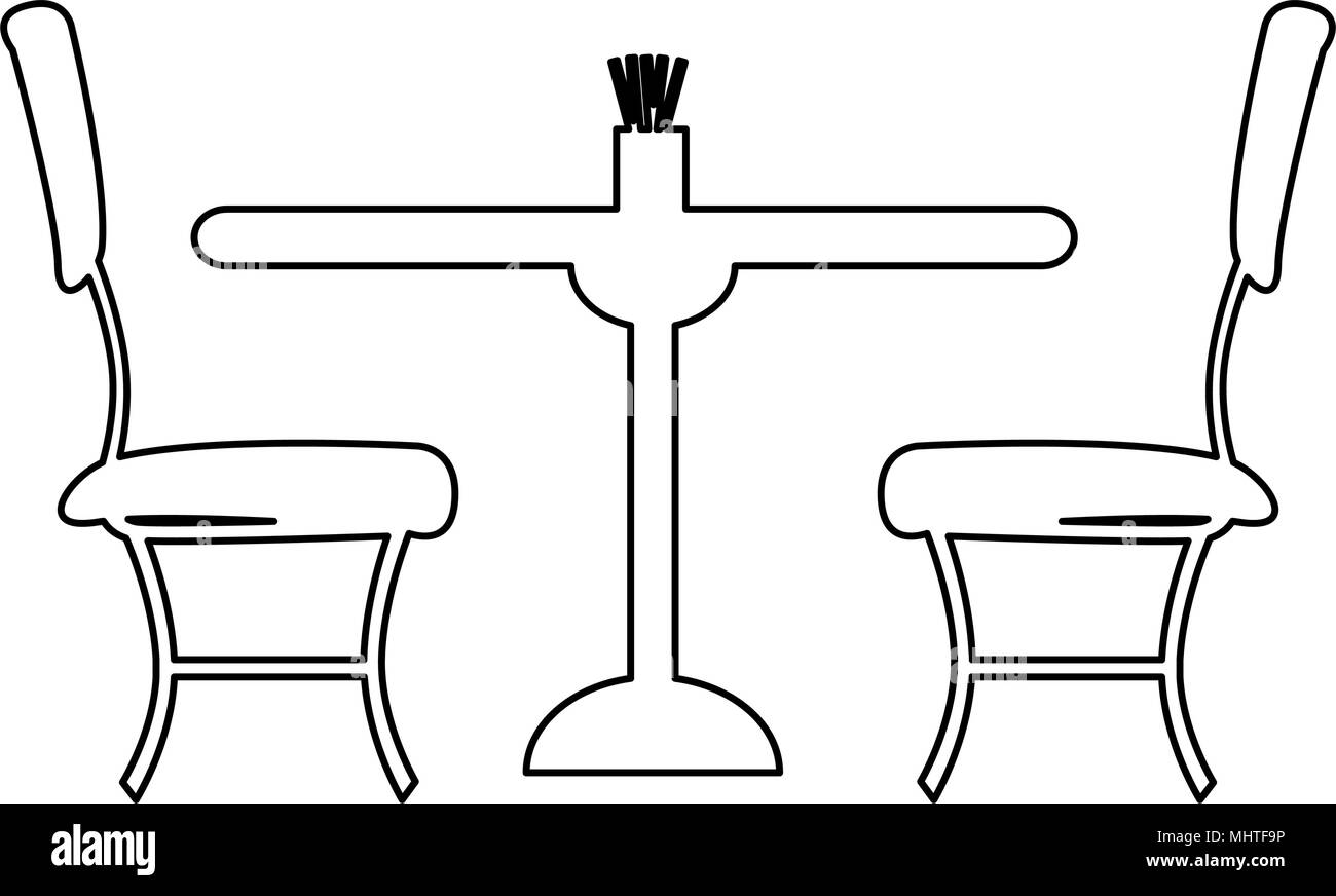 Restaurant outdoor street patio Stock Vector Images - Alamy