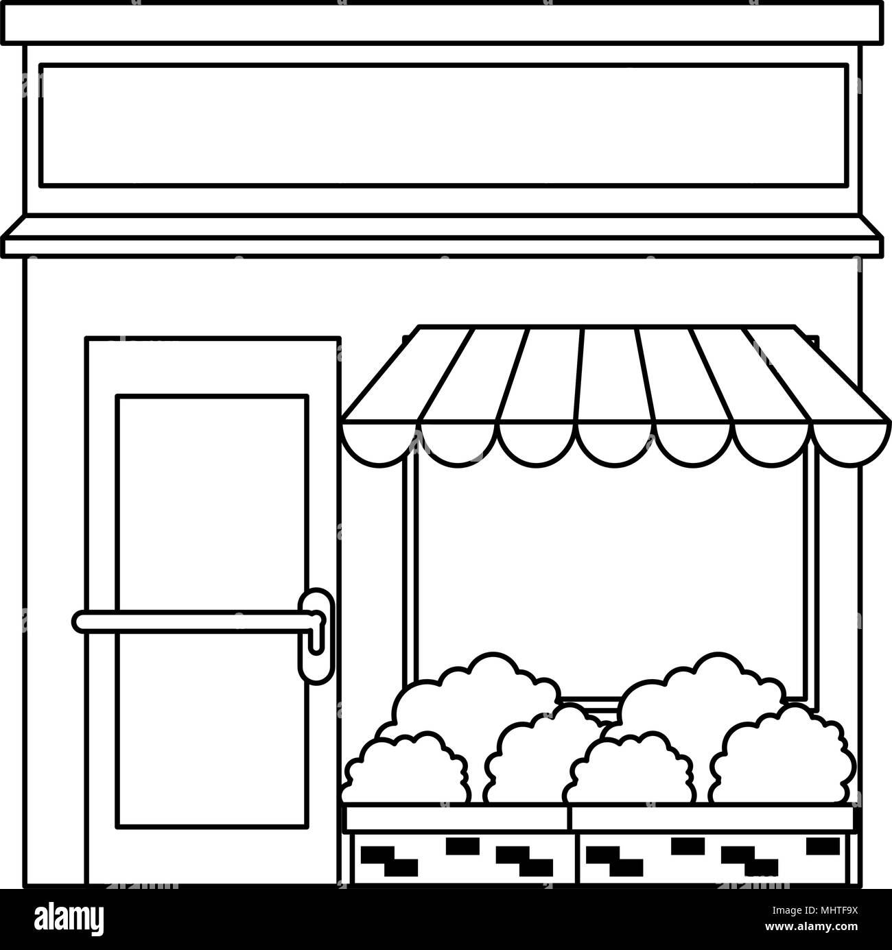 store building front facade Stock Vector Image & Art - Alamy