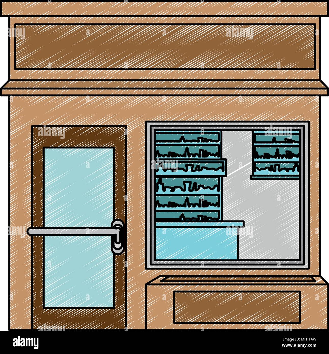 store building front facade Stock Vector Image & Art - Alamy