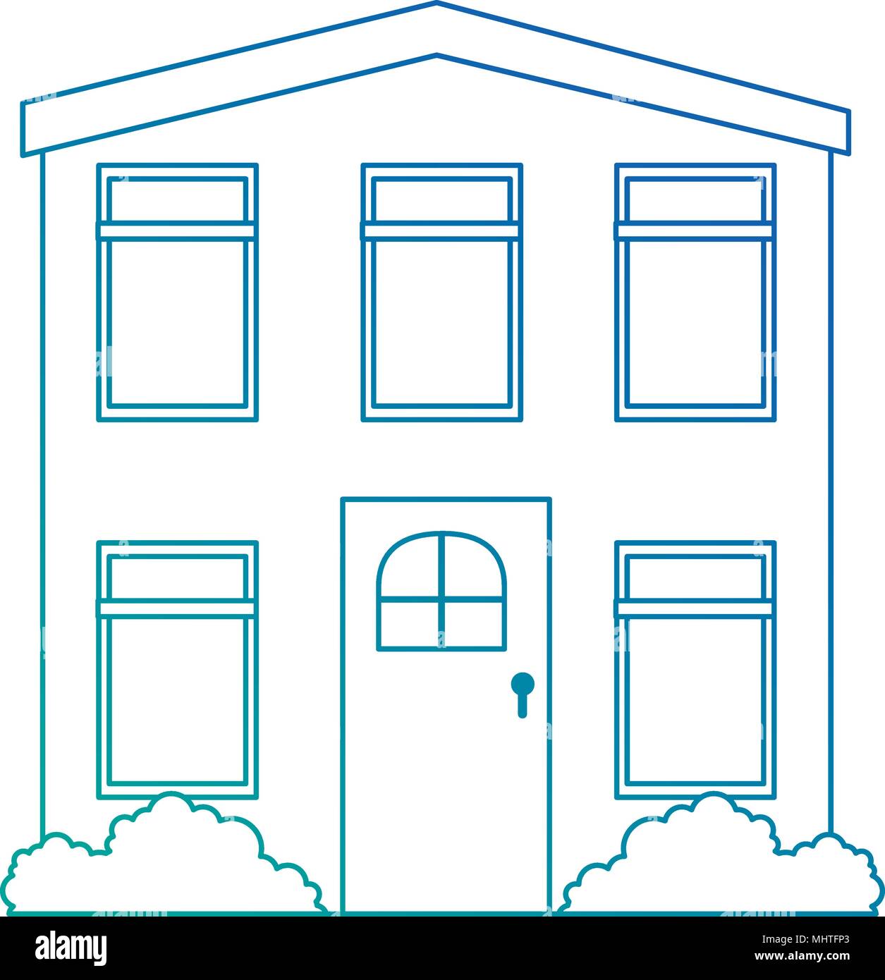 house facade front icon Stock Vector Image & Art - Alamy