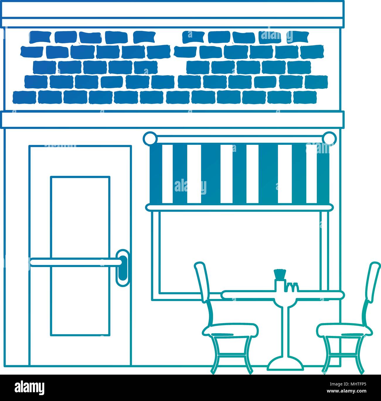 restaurant building front facade Stock Vector Image & Art - Alamy