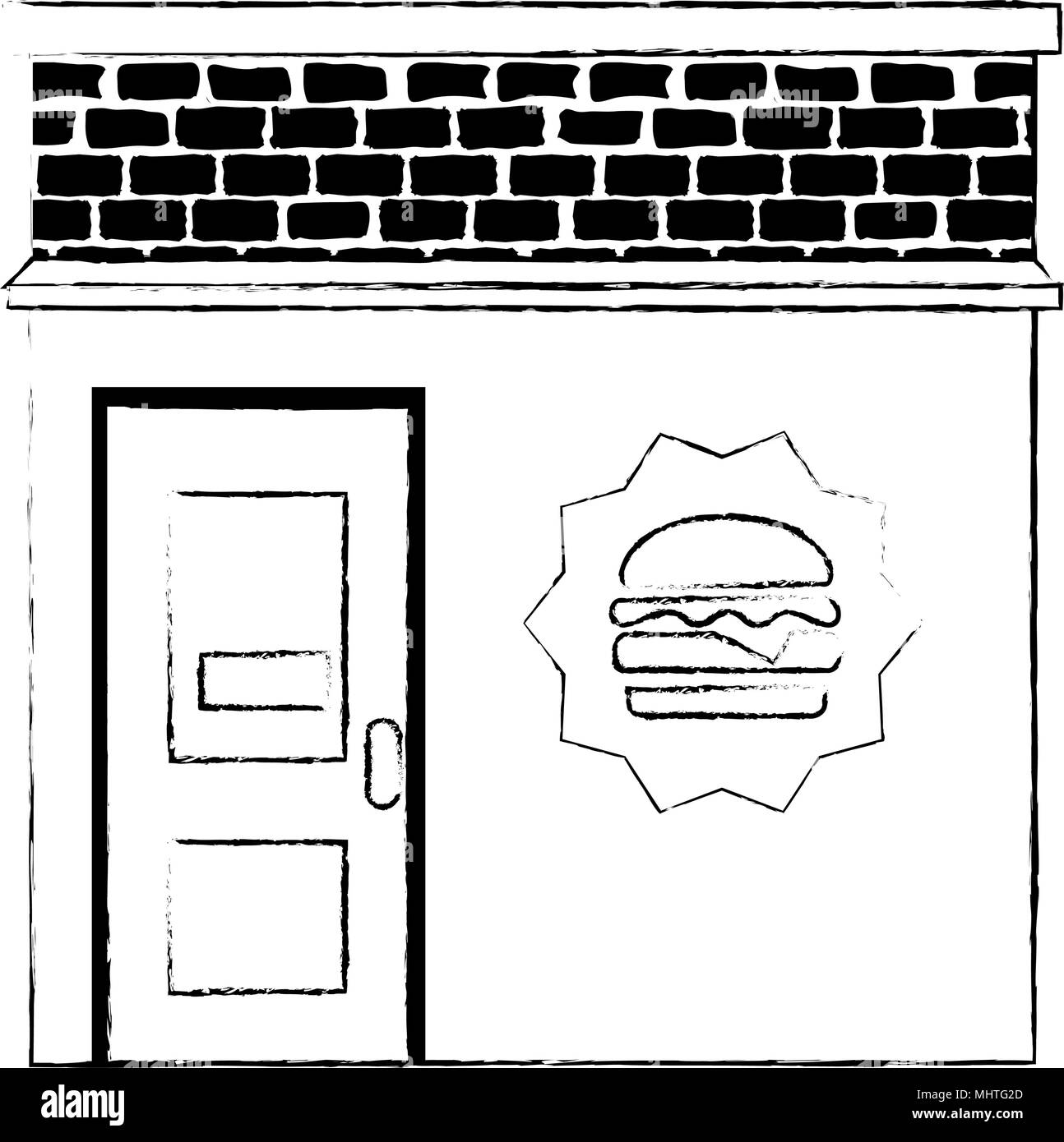 Fast Food Restaurant Shop Front Stock Photos & Fast Food Restaurant ...