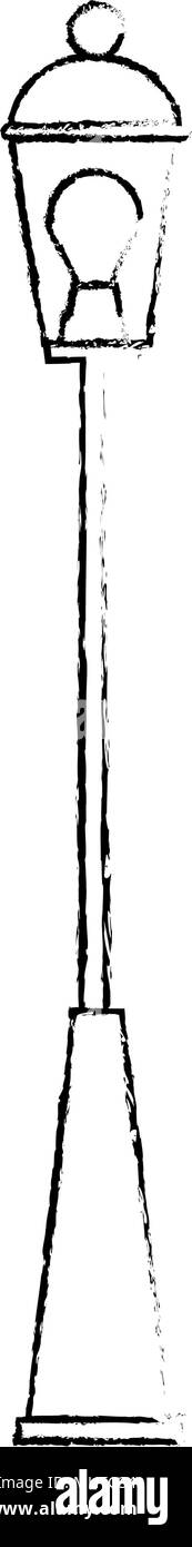 Classic lamp post Black and White Stock Photos & Images - Alamy