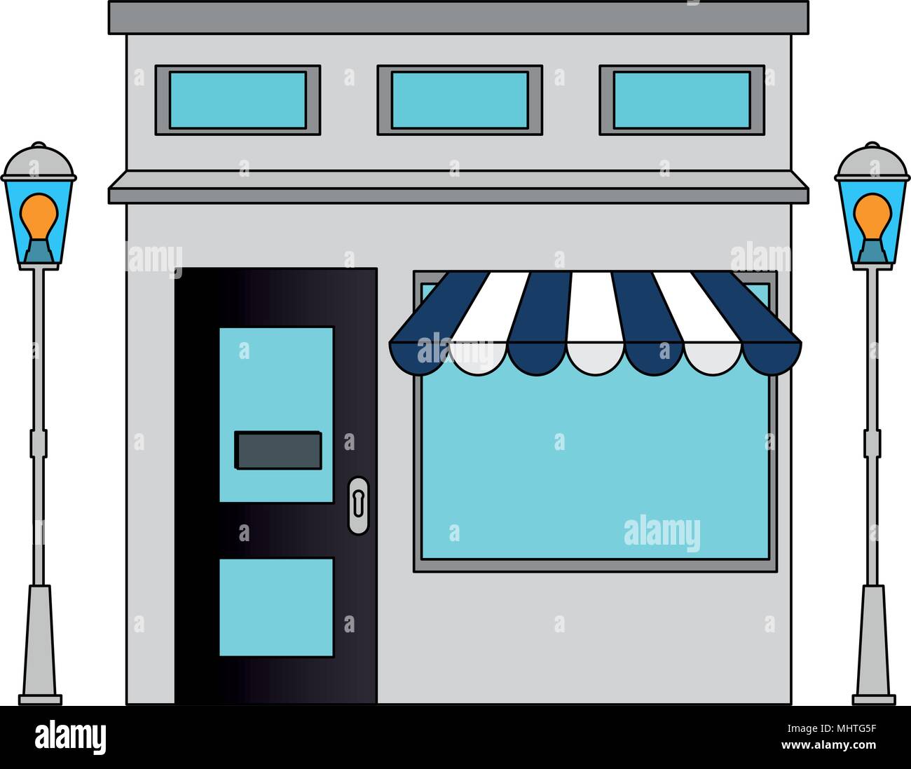 store building front facade Stock Vector Image & Art - Alamy