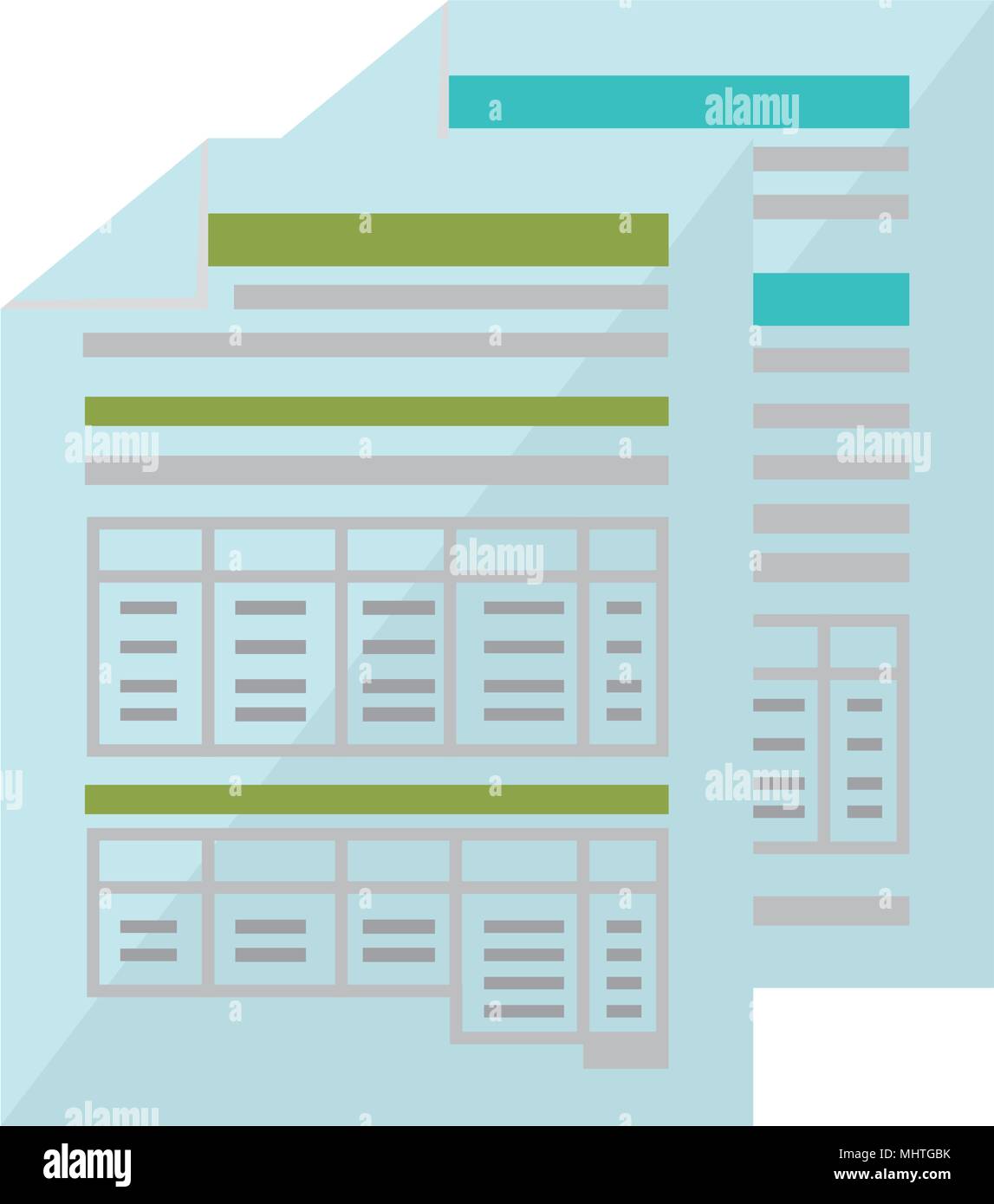 finance document paper icon Stock Vector Image & Art - Alamy
