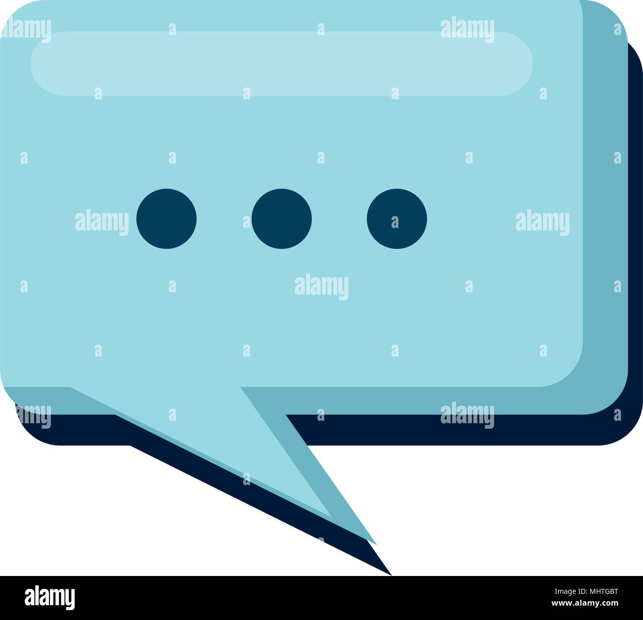 speech bubble message icon Stock Vector Image & Art - Alamy