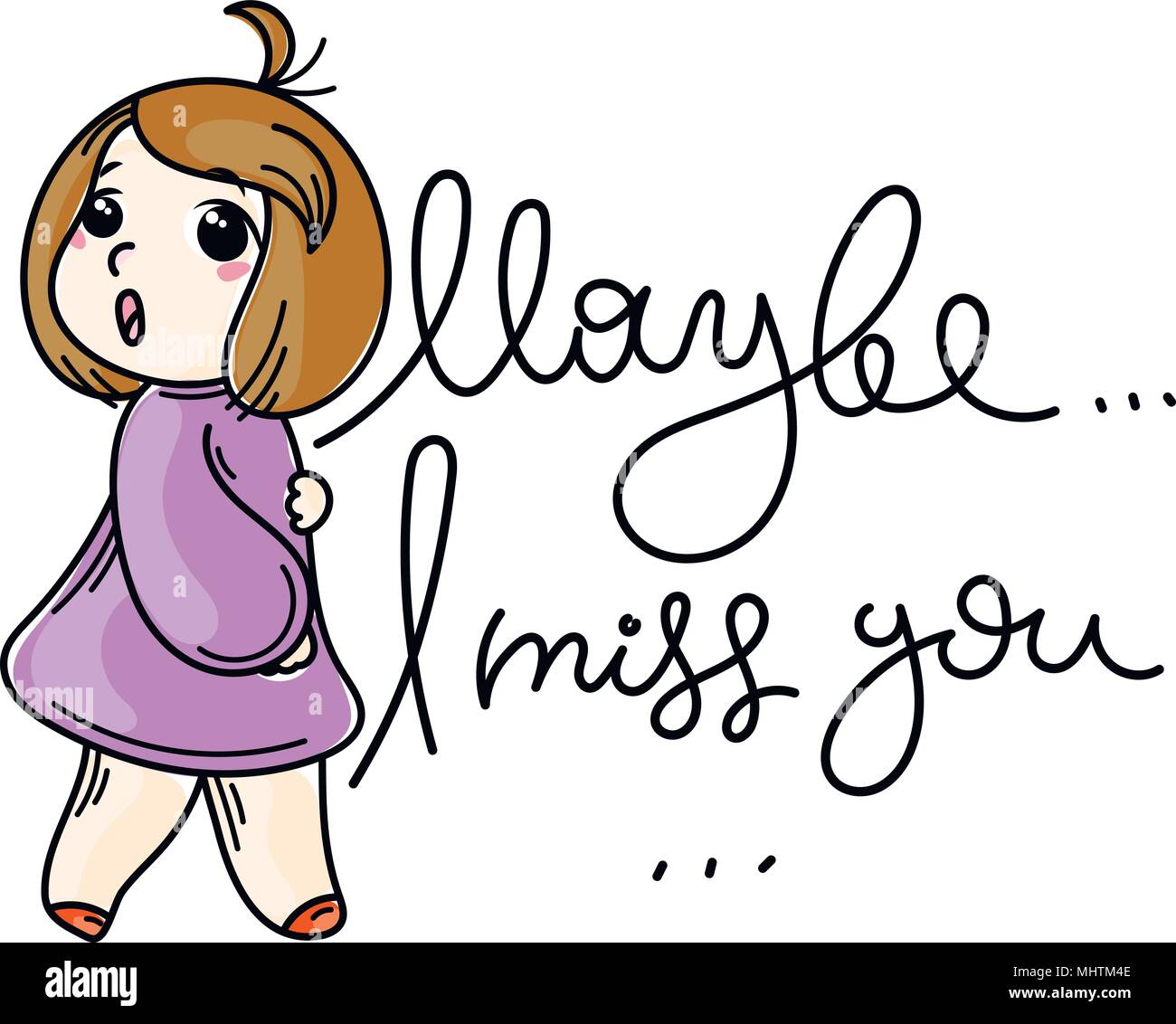 Miss vector vectors Cut Out Stock Images & Pictures - Alamy