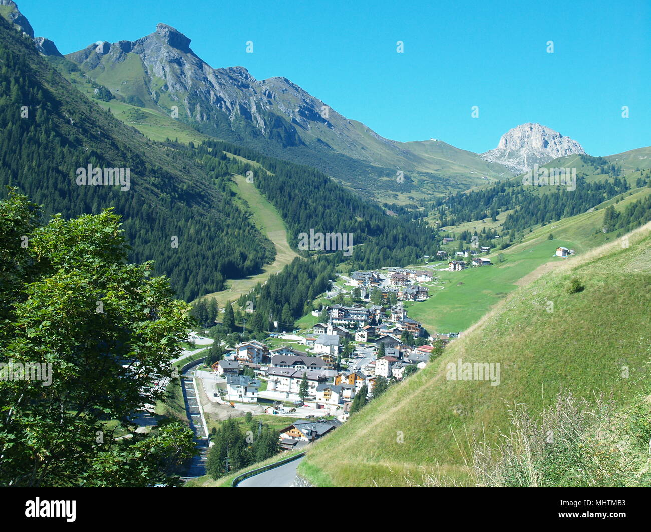 Via Ferrata Dolomites in Italy Stock Photo - Alamy