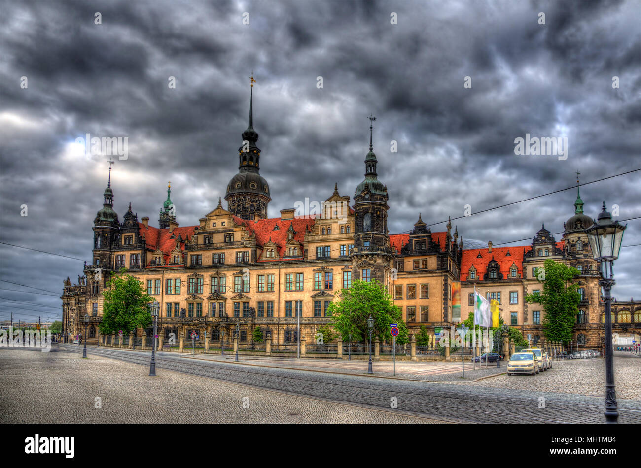 Tower of dresden castle hi-res stock photography and images - Alamy