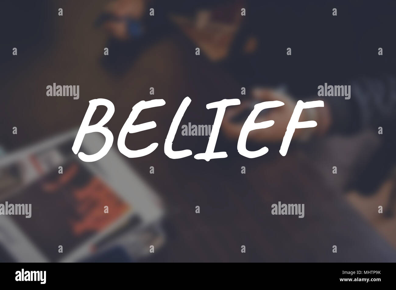 belief word background Stock Photo - Alamy