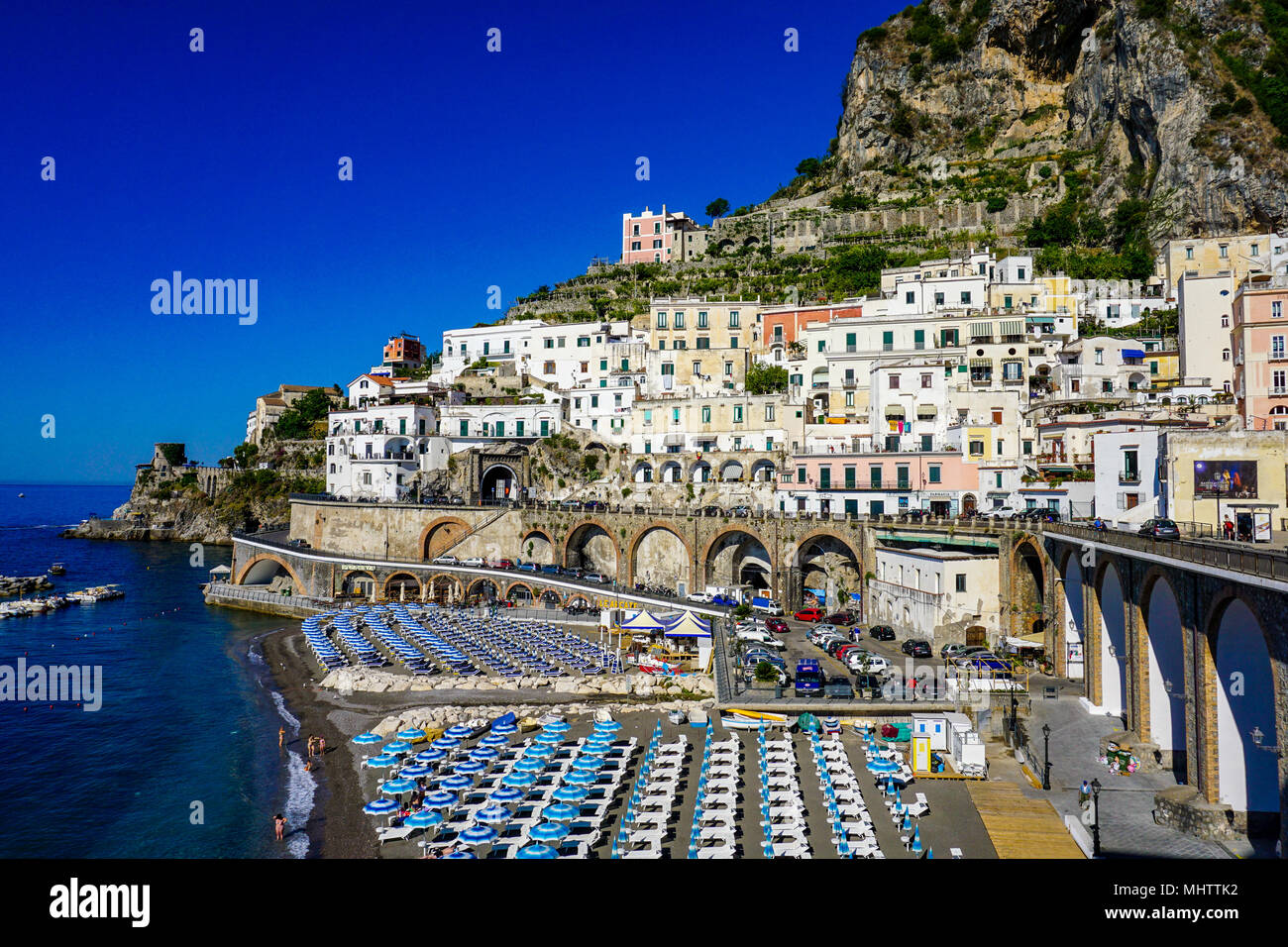 View of Atrani, Amalfi Coast, Italy Stock Photo - Alamy