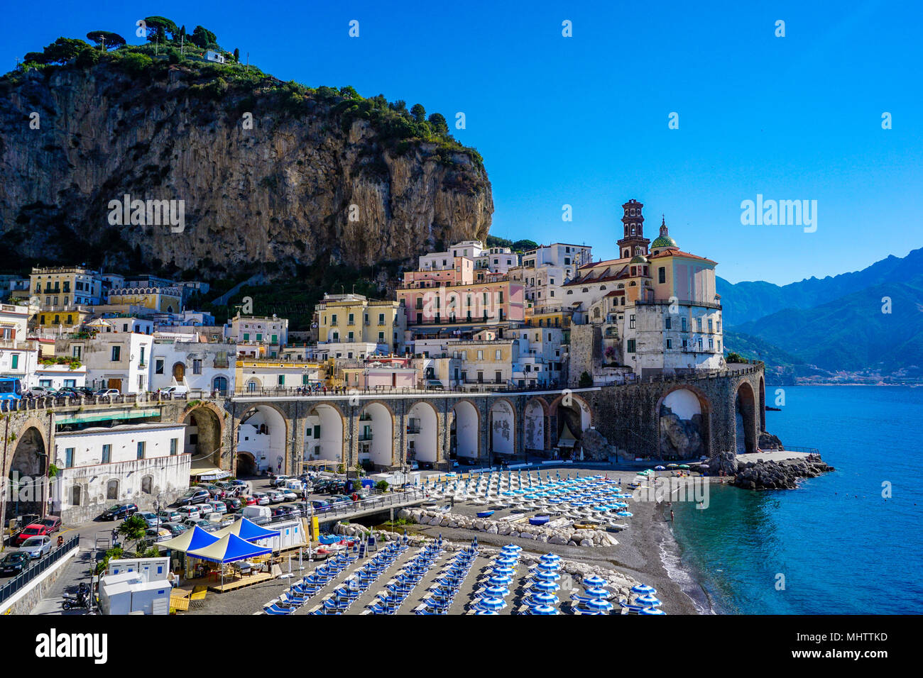 View of Atrani, Amalfi Coast, Italy Stock Photo - Alamy