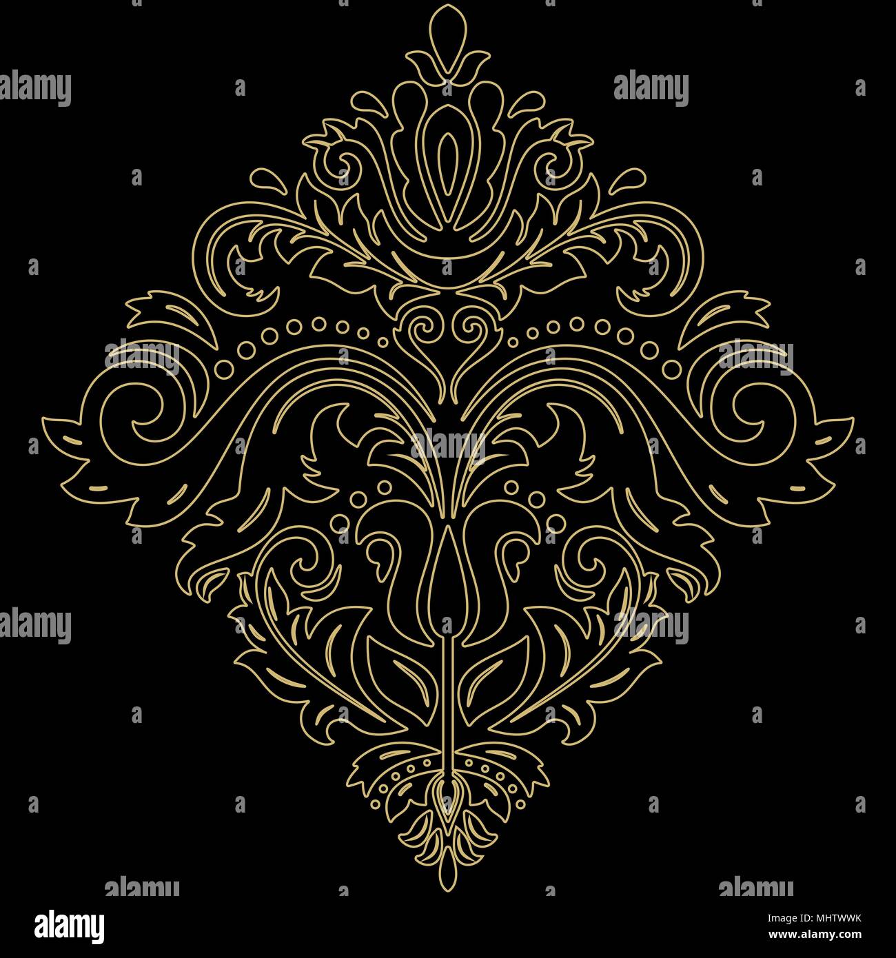 Oriental Abstract Vector Pattern Stock Vector Image & Art - Alamy