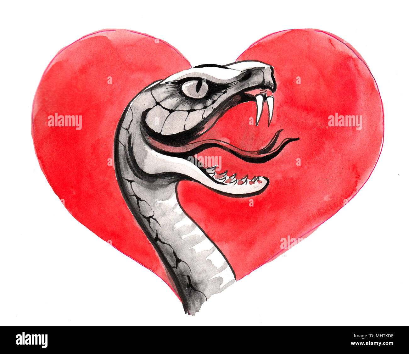 Snake Heart High Resolution Stock Photography and Images - Alamy