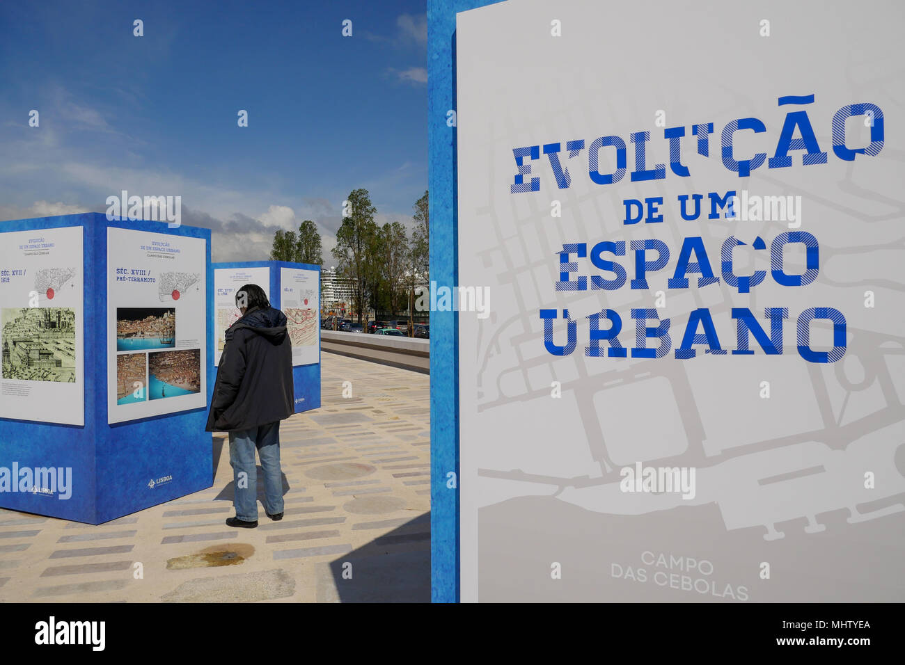 Town planning project for Lisbon Tourism harbor, Lisbon, Portugal Stock ...