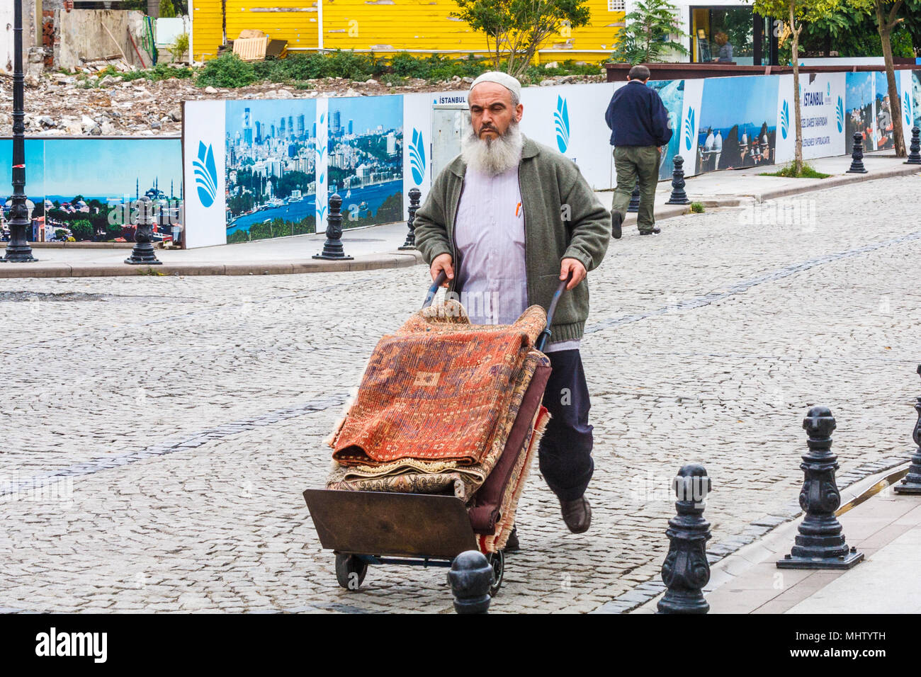 Pushing cart hi-res stock photography and images - Alamy