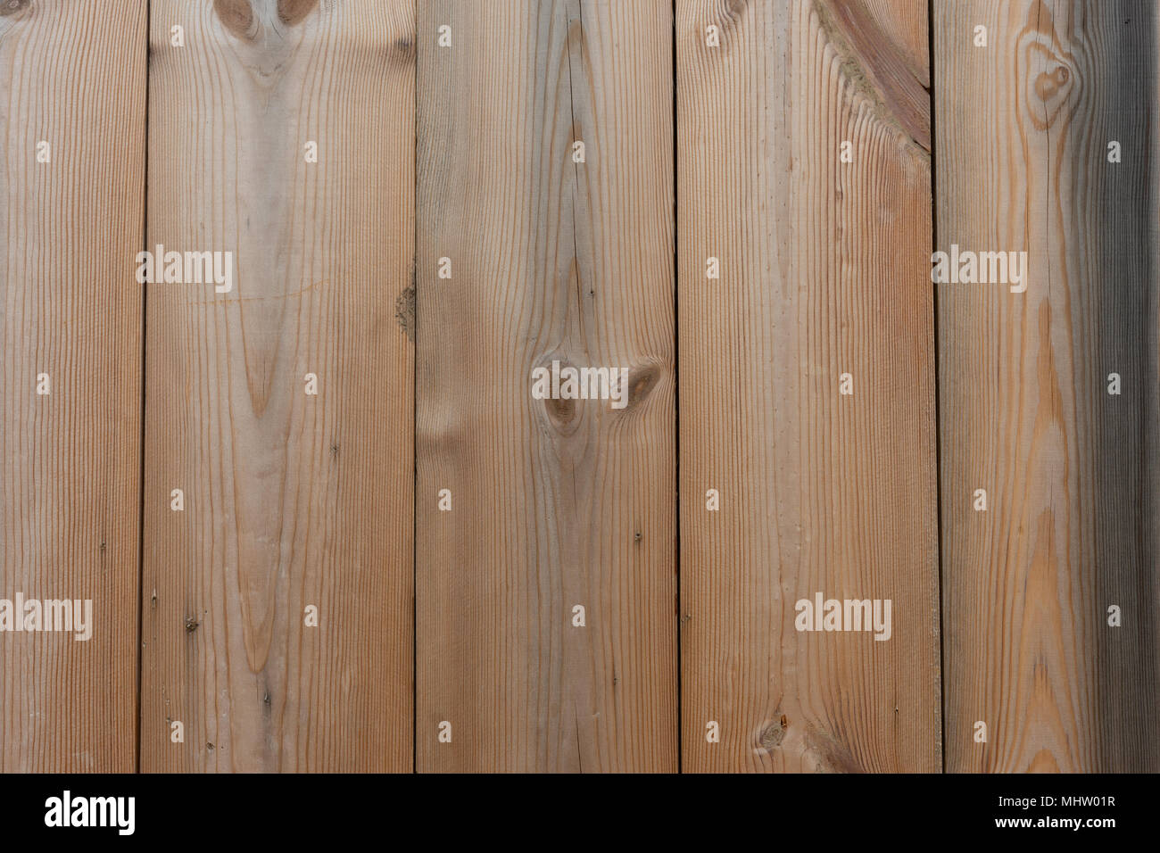 Planed or shaven vertical wooden planks. Texture of wood with some ...