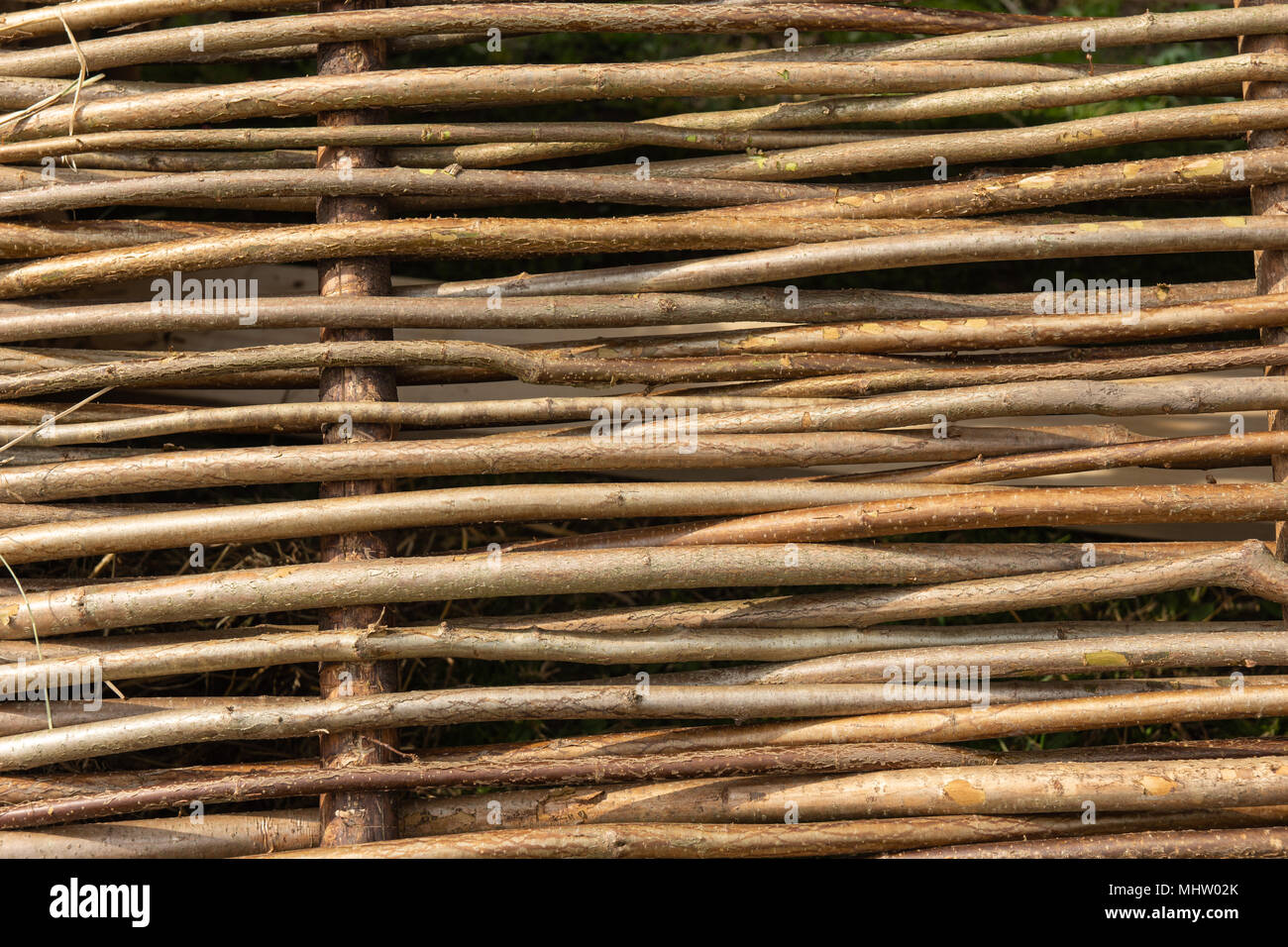 Wattle fence hi-res stock photography and images - Alamy