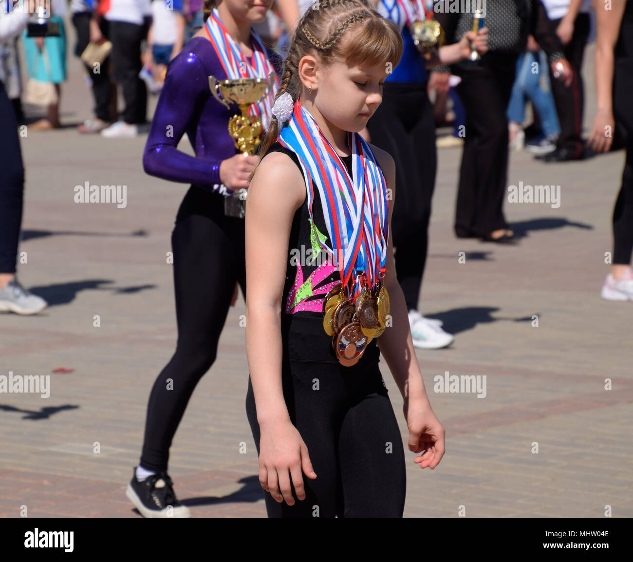 Children russia gymnastics hi-res stock photography and images - Alamy