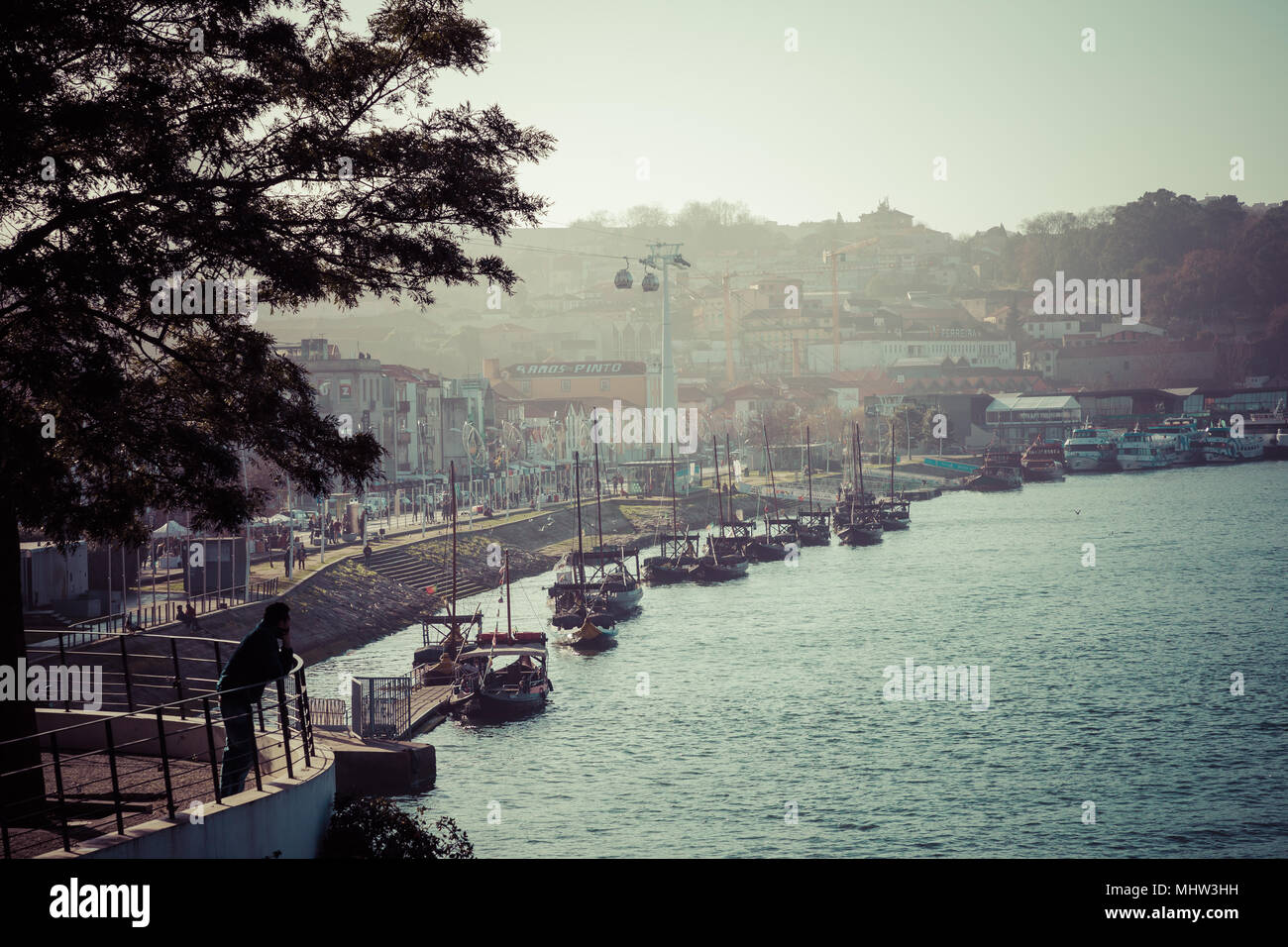 Porto, Portugal old town on the Douro River Stock Photo - Alamy