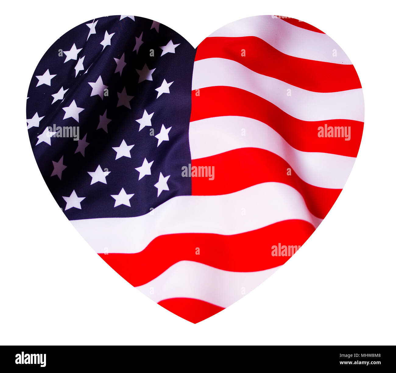 Heart and flag design hi-res stock photography and images - Alamy
