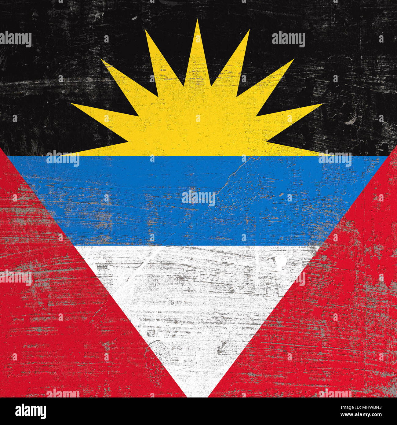 Antigua and barbuda flag illustration hi-res stock photography and ...