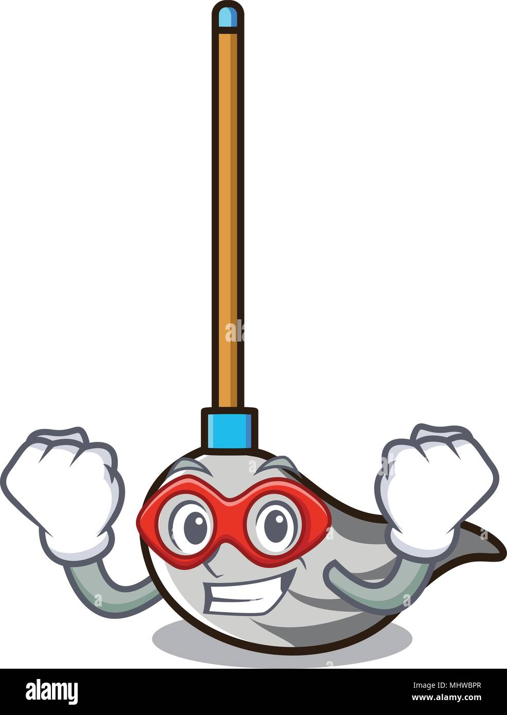 Super hero mop character cartoon style Stock Vector Image & Art - Alamy