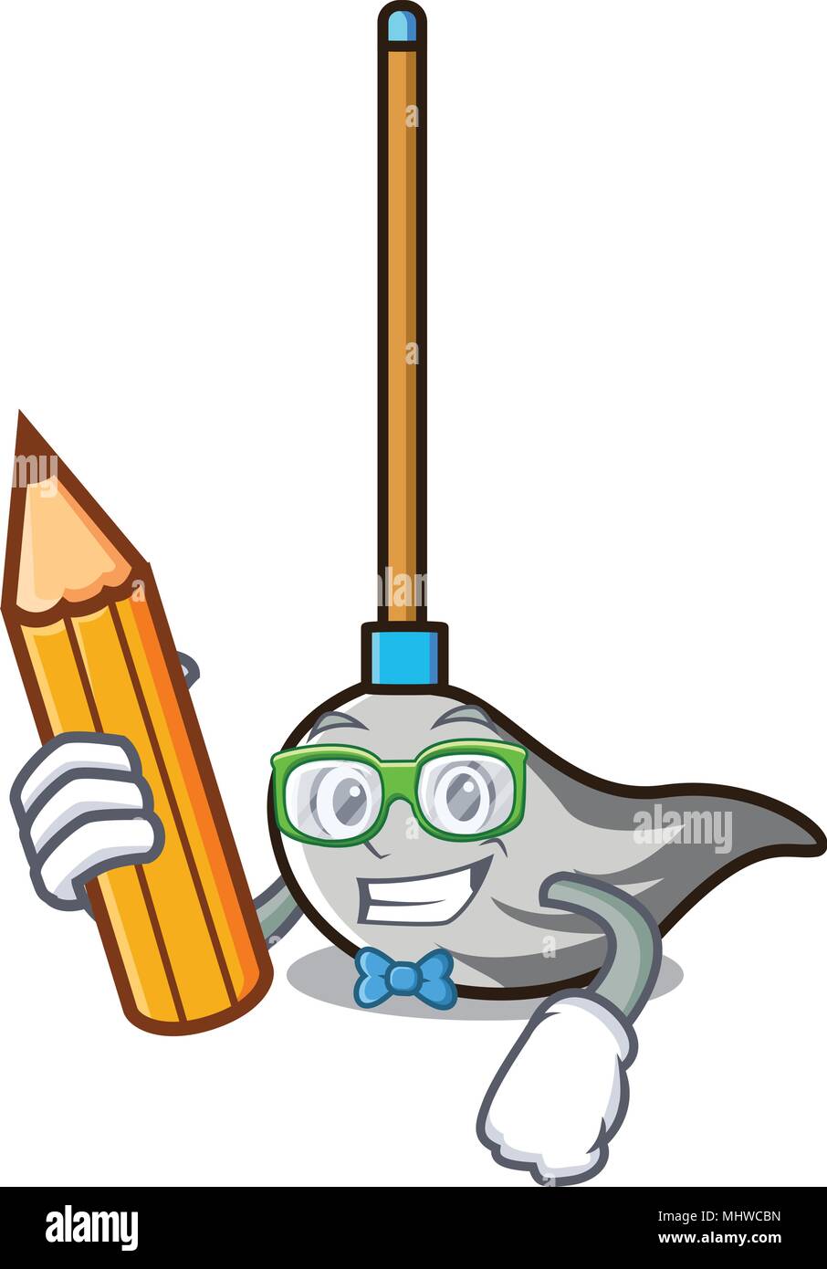 Student school broom Stock Vector Images - Alamy