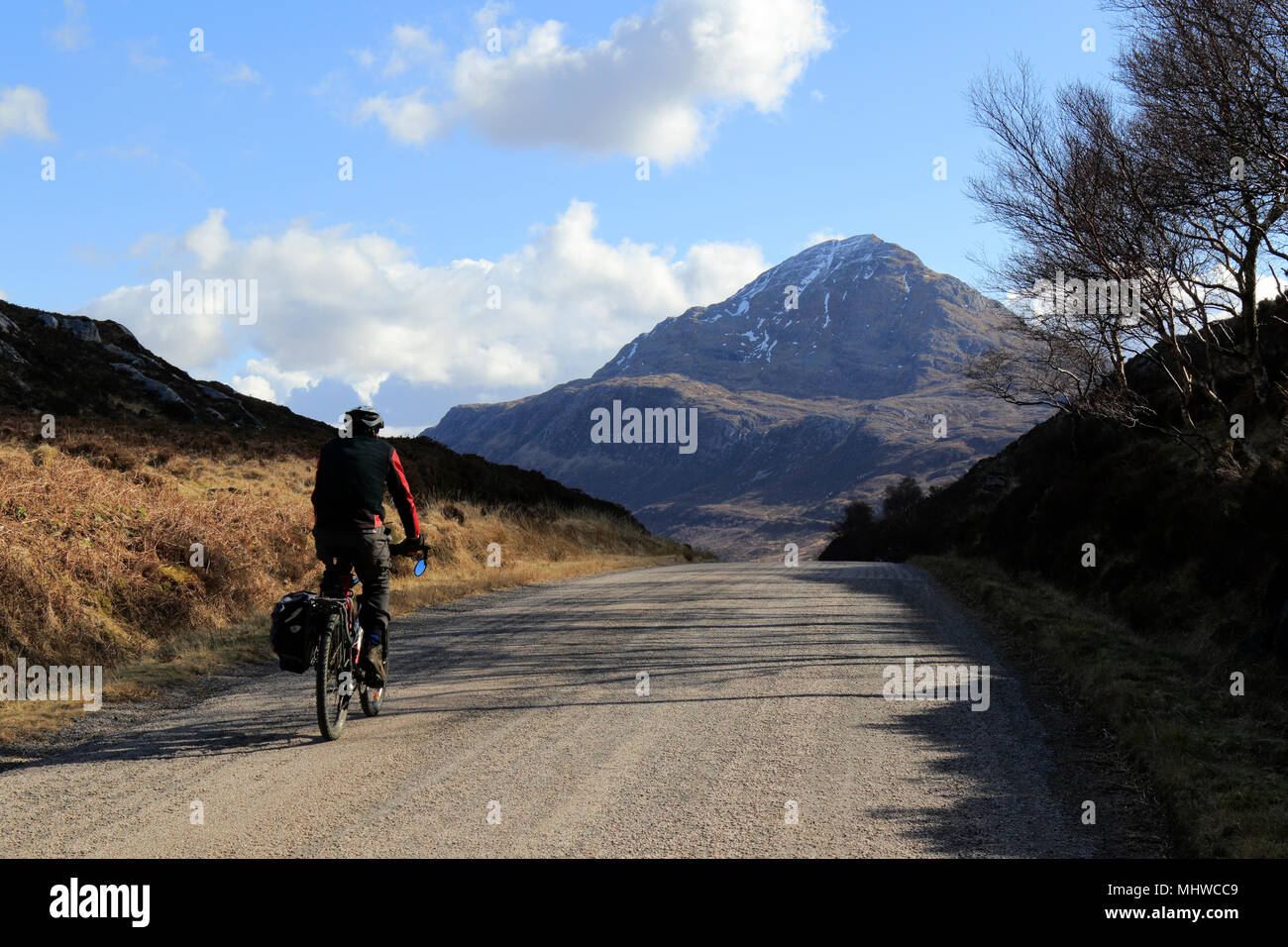 Remote highland road in hi-res stock photography and images - Alamy