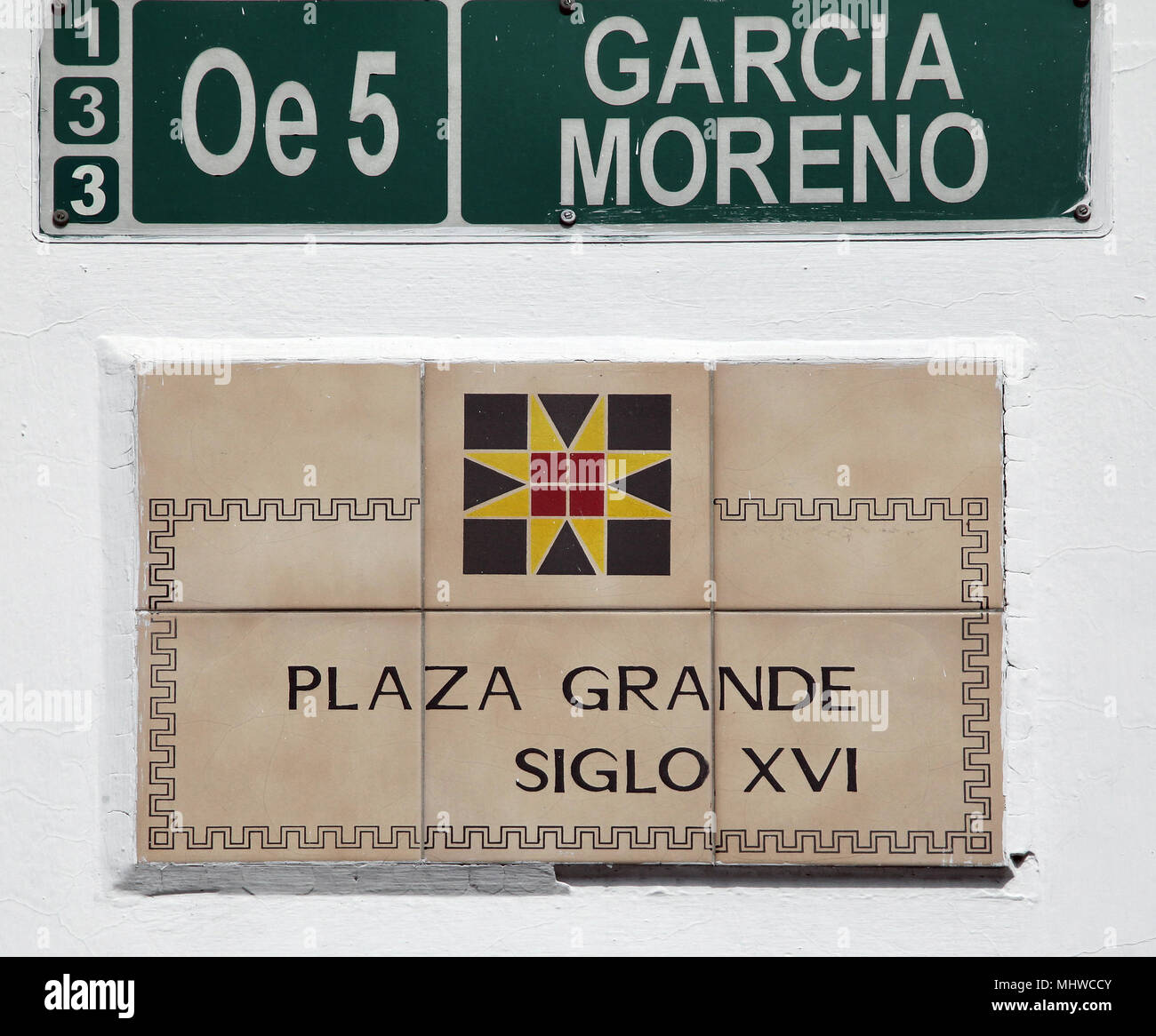 Old plaza sign hi-res stock photography and images - Alamy