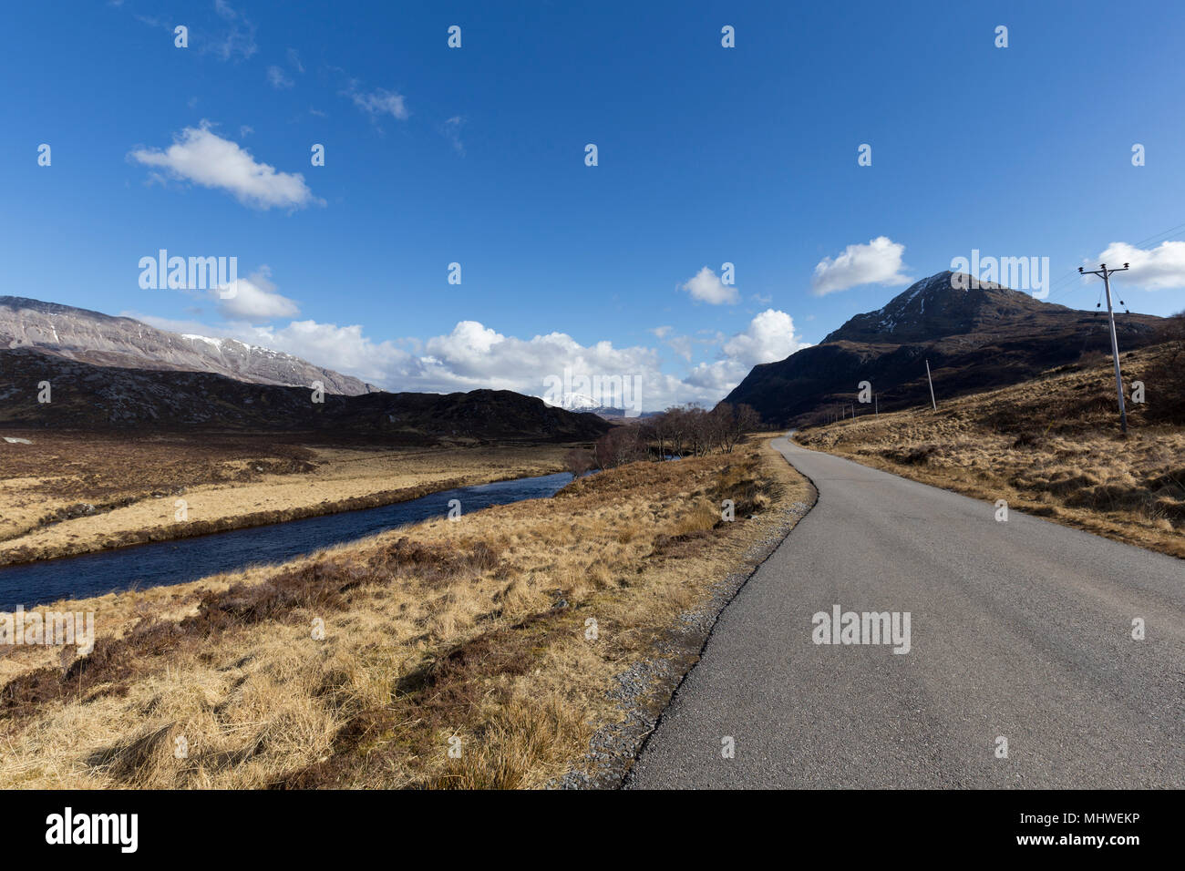 Ben stack scotland road hi-res stock photography and images - Alamy