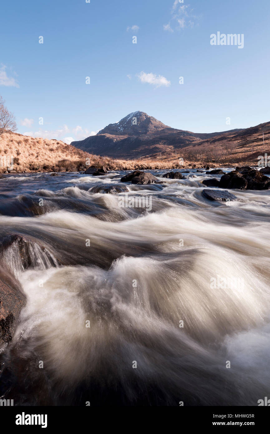 River Laxford and Ben Stack, Sutherland Stock Photo - Alamy