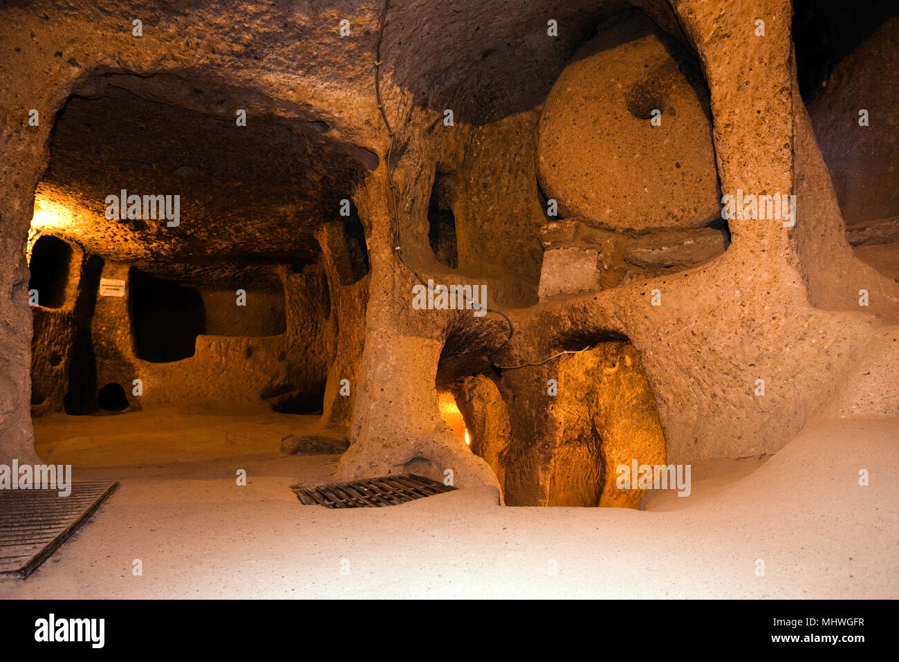 Cappadocia, Turkey; Kaymakli Underground City Stock Photo - Alamy
