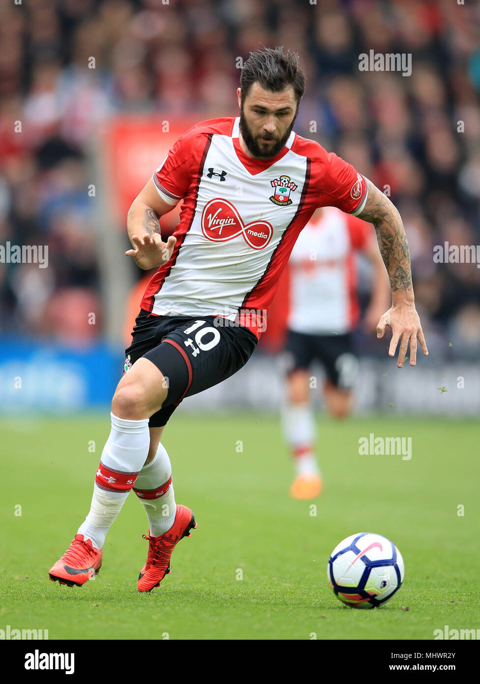 Southampton's Charlie Austin Stock Photo - Alamy